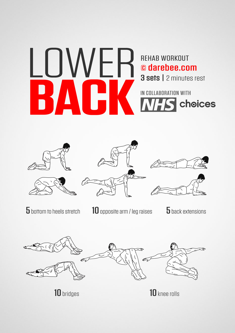 Printable Exercises For Back Pain