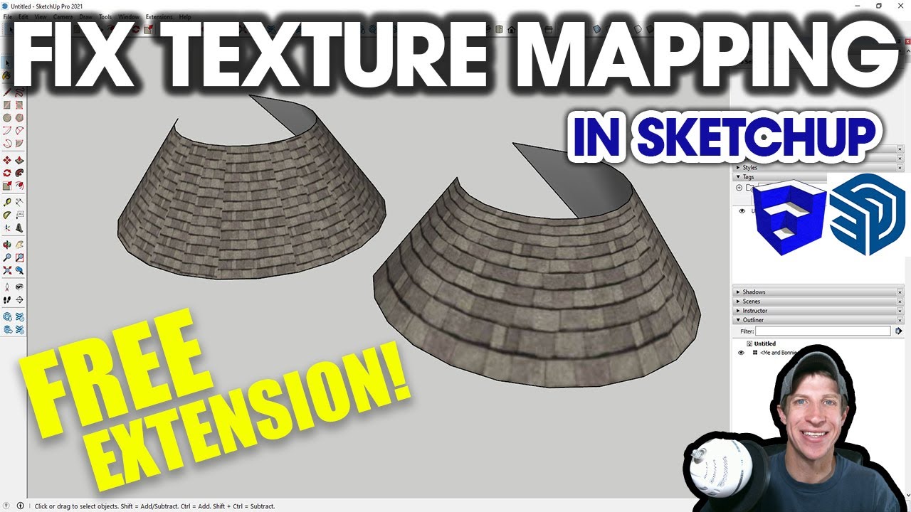 Fix Texture Mapping With This Free Tool In Sketchup Dezign Ark