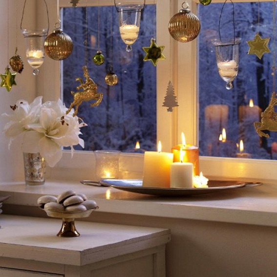 11 Magníficas Ideas Para Decorar La Ventana En Navidad