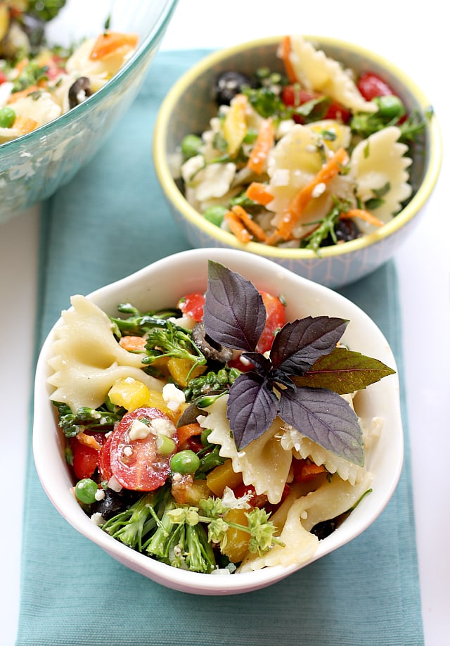 Bowtie Pasta Salad With Broccoli And Feta Delightful Mom Food