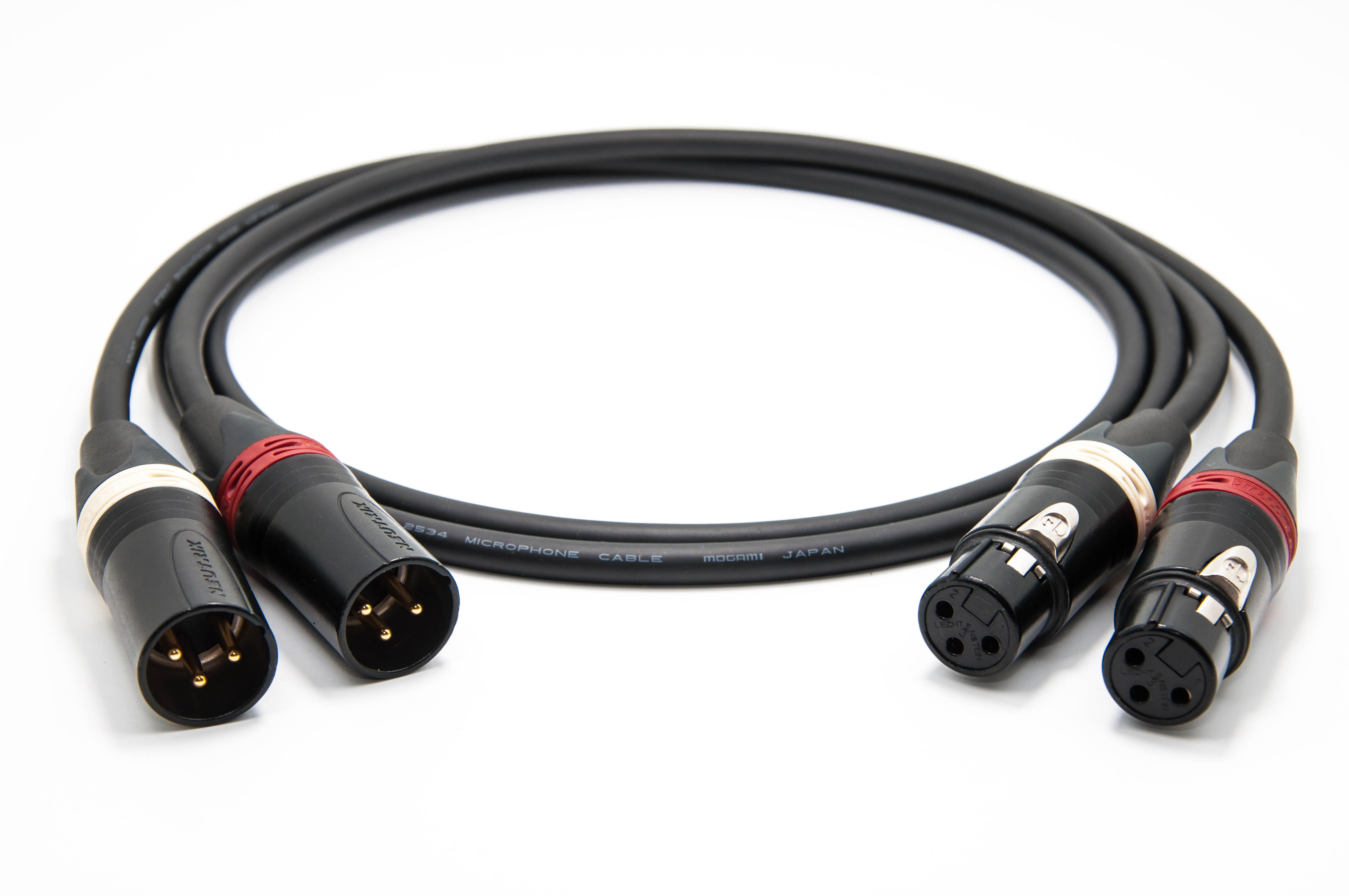 Mogami 2534 Quad Pair Lr Cable Neutrik Xlr Female Xlr Male