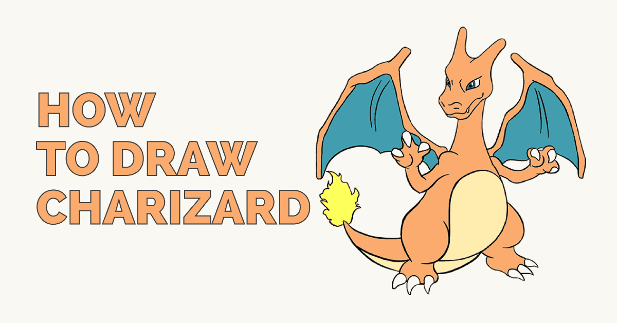 Step By Step How To Draw Charizard At Drawing Tutorials