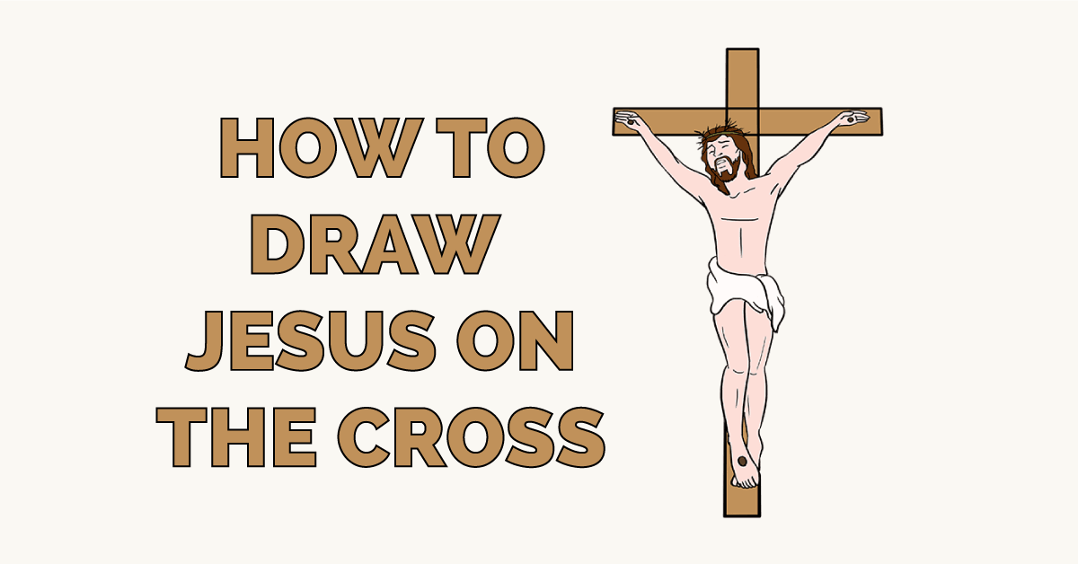 How To Draw Jesus On The Cross At Drawing Tutorials