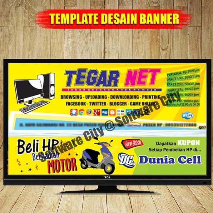 Desain Spanduk Corel Draw Kosong Contoh Banner Minuman Kekinian My