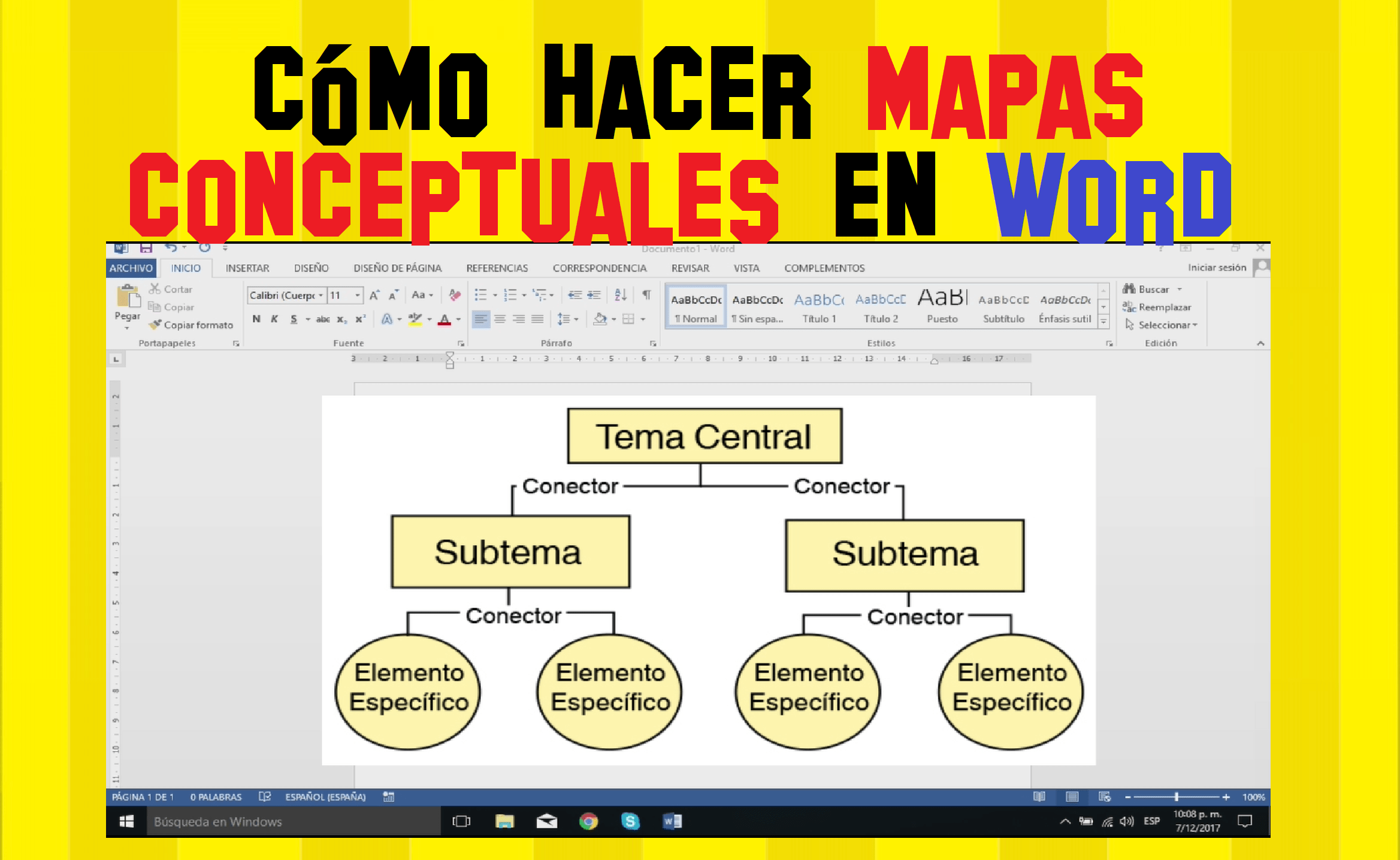 Mapa Conceptual En Word Todo Lo Que Necesitas Saber