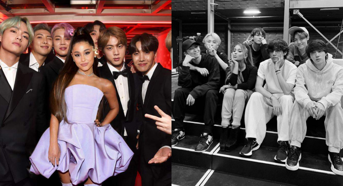 ¿colaboración Inminente Bts Y Ariana Grande Están Ensayando Juntos