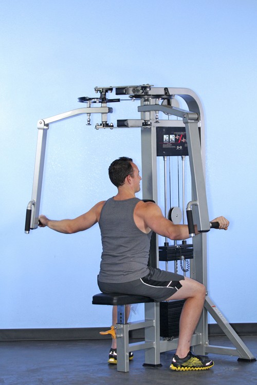 Muscle D Pec Deck Flyrear Delt Combo Machine New Expert Fitness Supply