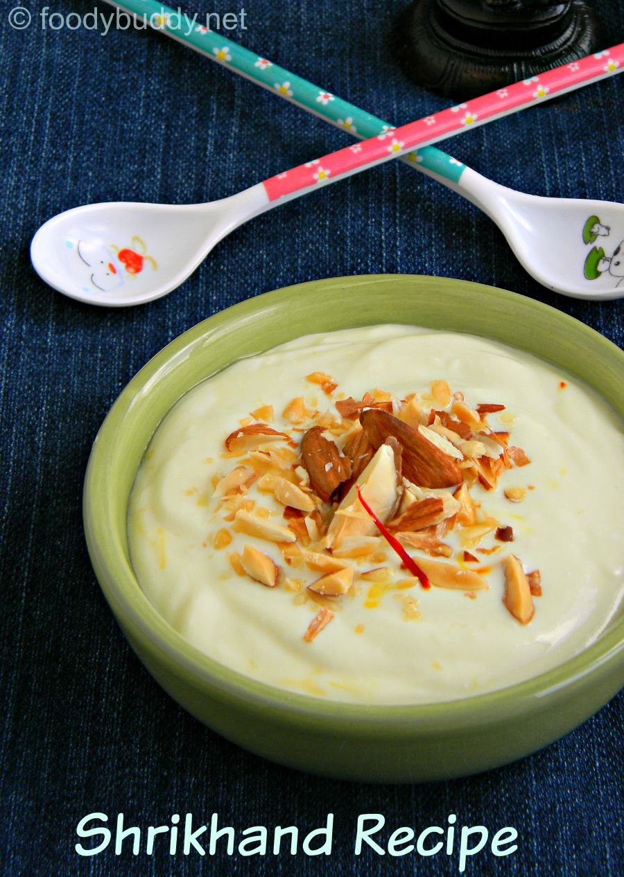 Easy Kesar Shrikhand Recipe Sweetened Yogurt With Saffron And Nuts