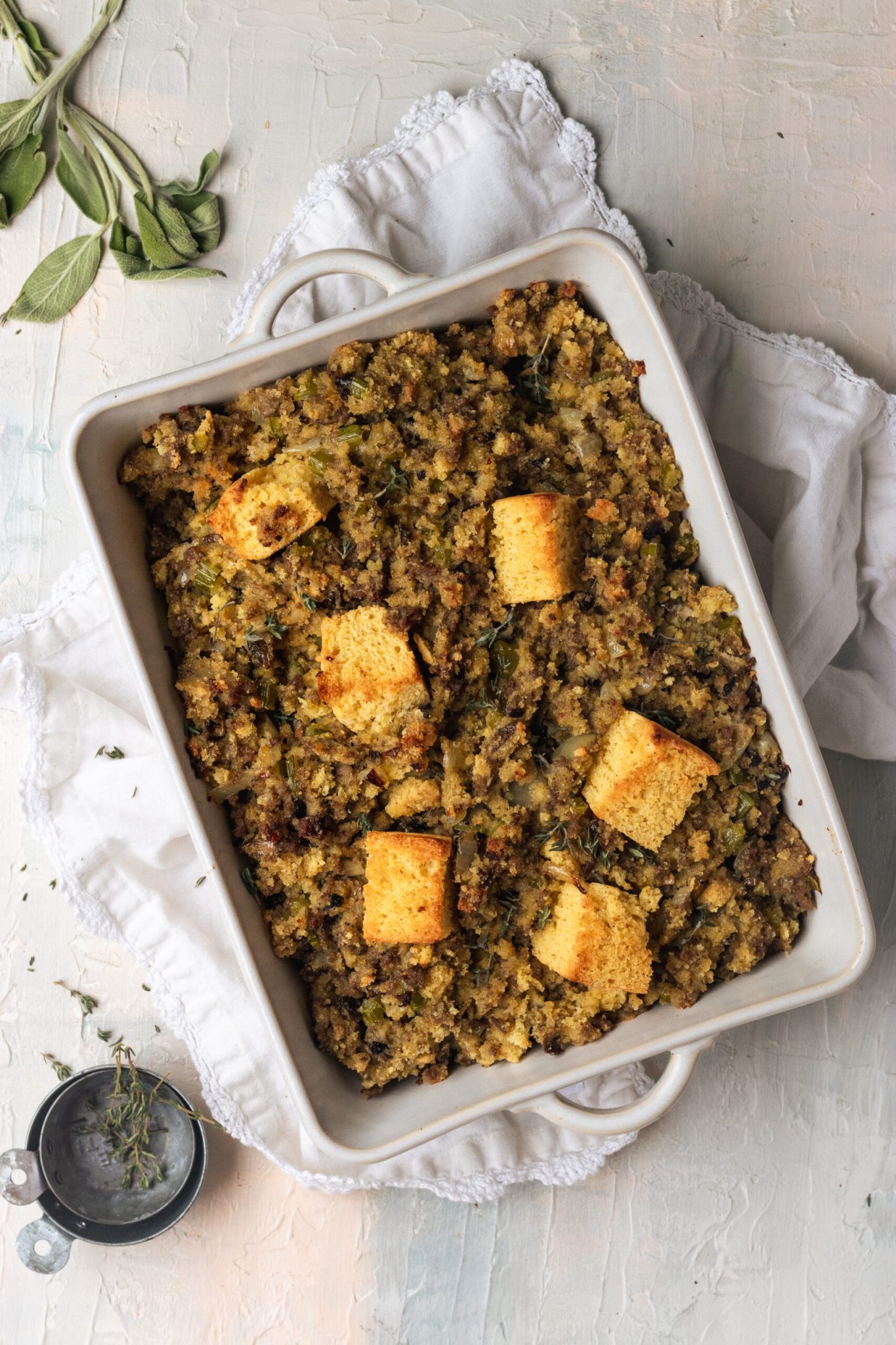 Cornbread Sausage Dressing For The Love Of Gourmet