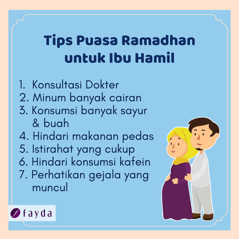 Tips Puasa Ibu Hamil Satu Trik