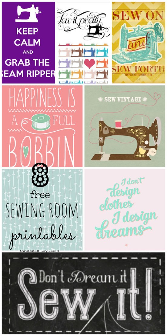 8 Free Sewing Room Printables For Wall Decor Swoodson Says