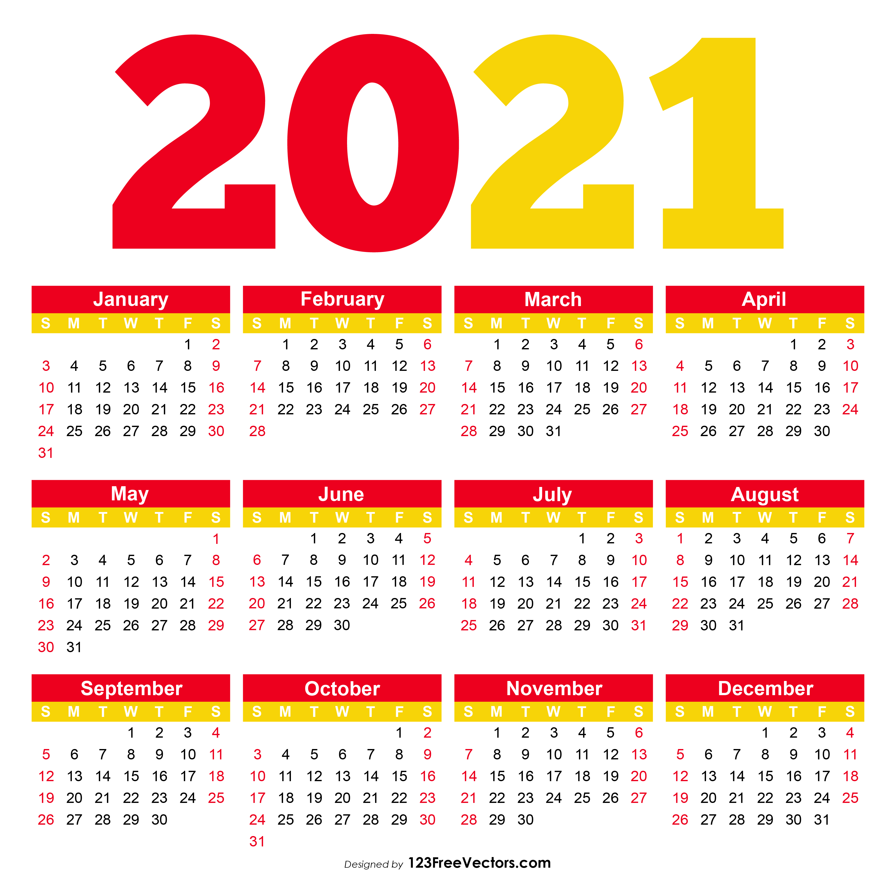 Rabatt Kalender 2021