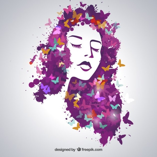 24 Beautiful Woman Vector Illustrations Vectors Download Free Vector