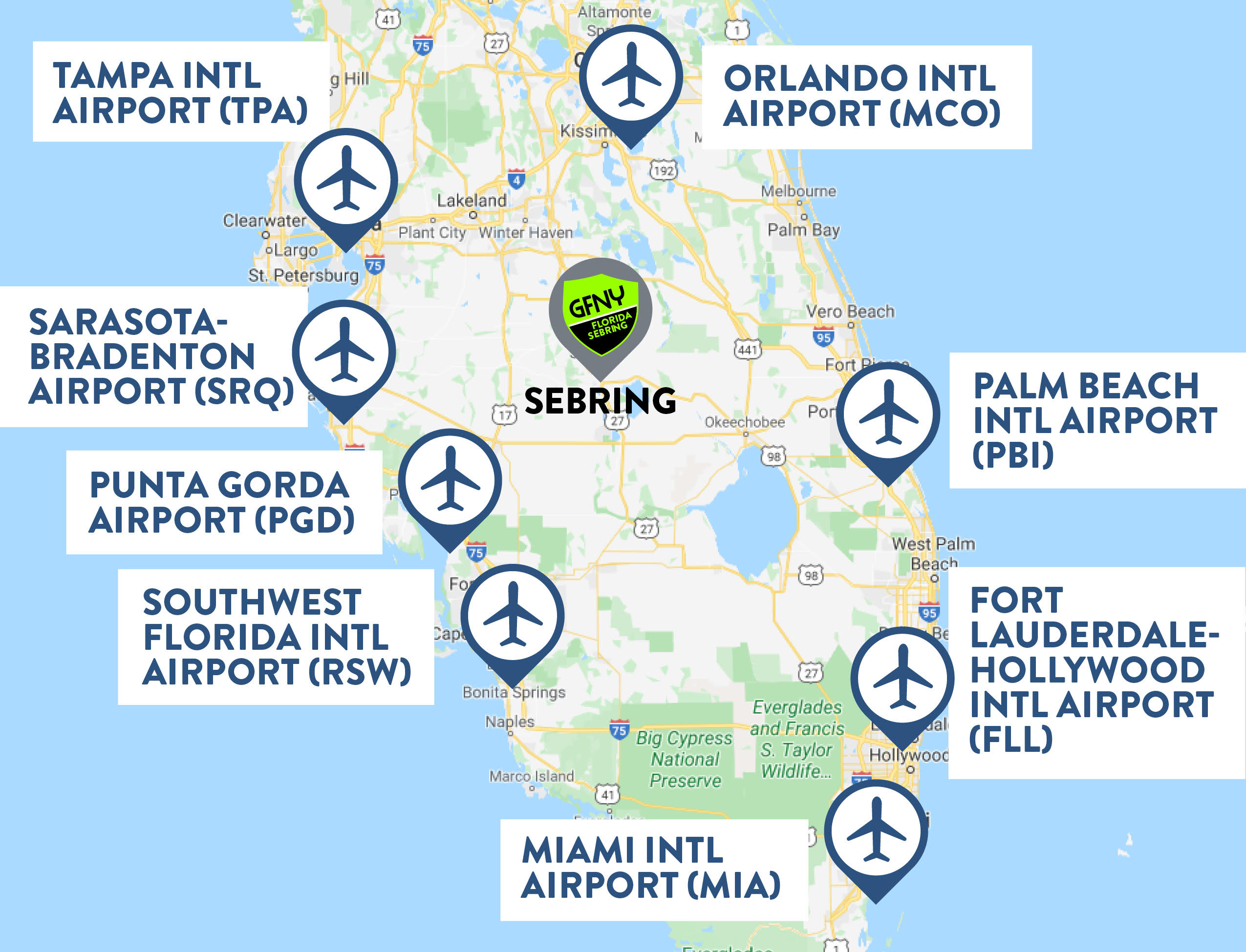 Dazzling Airport In Florida Map 2023 World Map Colored Continents