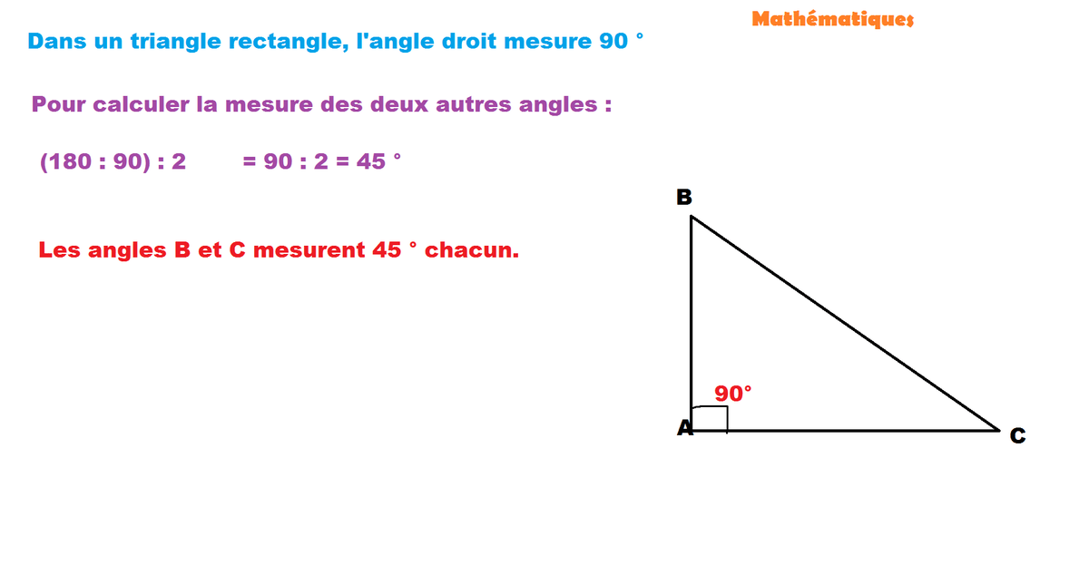 Liste De Comment Calculer La Mesure D Un Angle Dans Un Triangle Hot