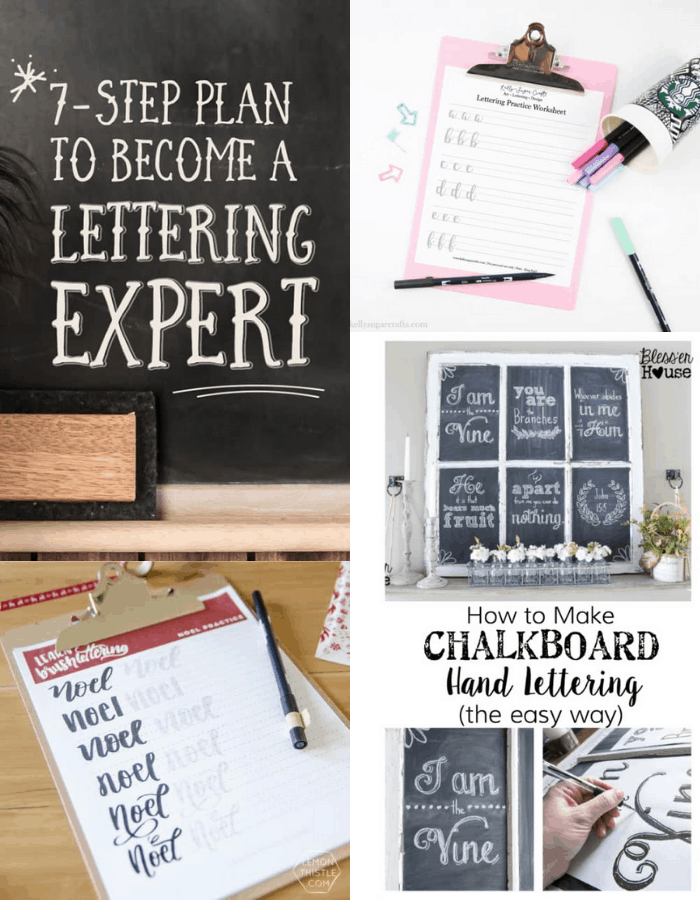 Chalkboard Art And Hand Lettering Tutorials