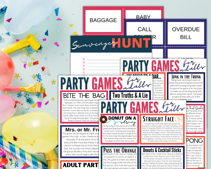 17 Unforgettable And Fun Adult Birthday Party Games Print Now