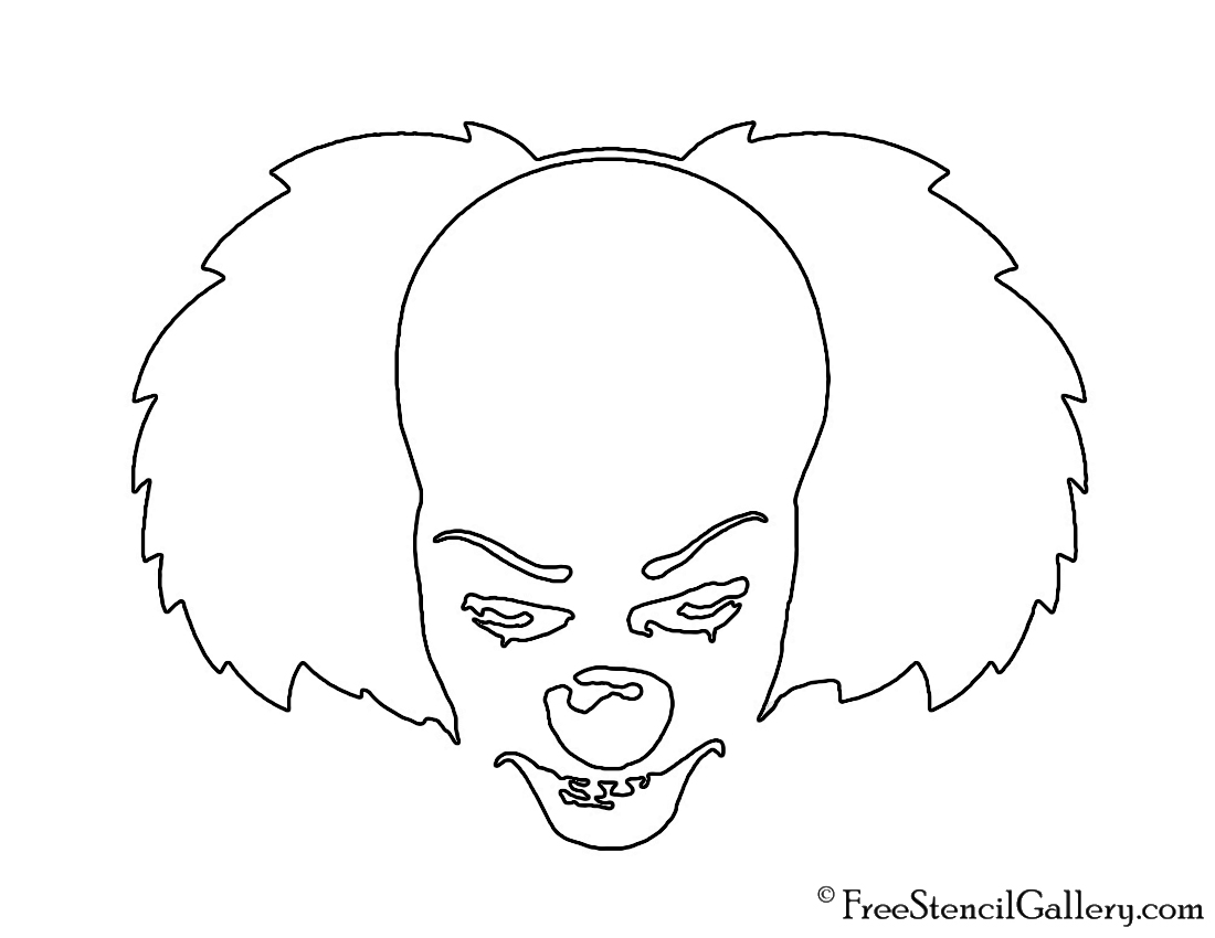 Printable Pennywise Stencil Printable Word Searches