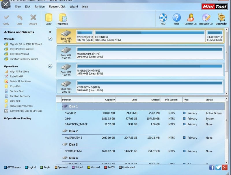 Bad Disk Minitool Partition Wizard Ludaside