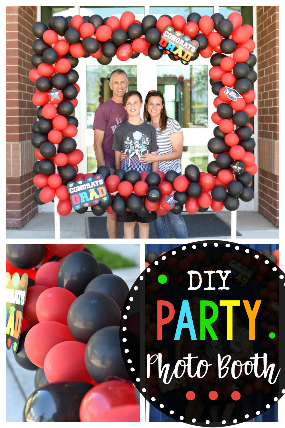 Diy Party Photo Booth With Balloons Fun Squared