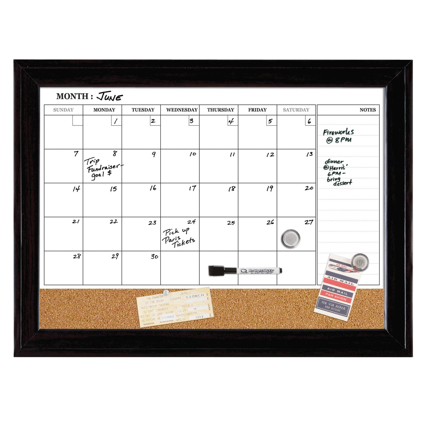 Quartet 3 Month Dry Erase Calendar Printable Word Searches