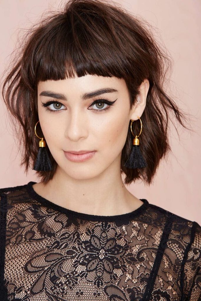 30 Asymmetrical Bob With Bangs Fashion Style