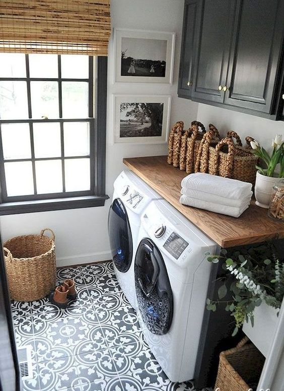 21 Brilliant Unfinished And Finished Basement Laundry Room Ideas For