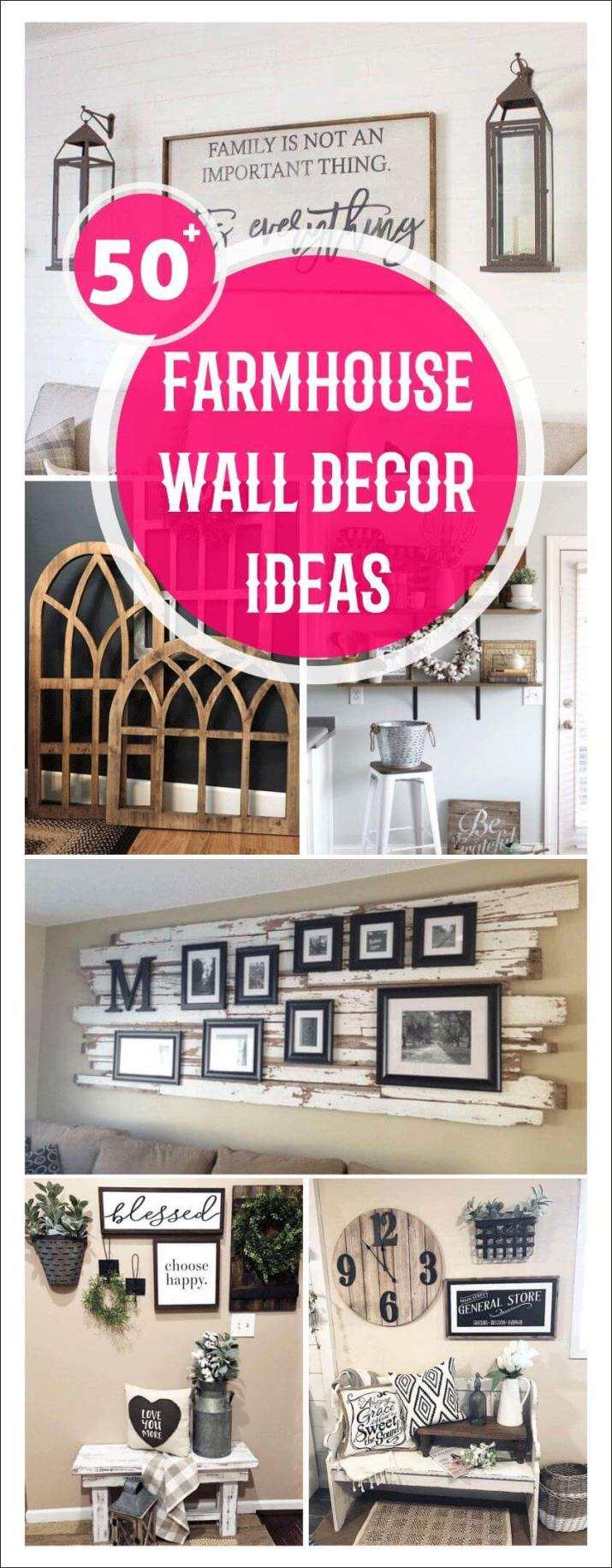 18 Best Modern Rustic Farmhouse Wall Decor Ideas Youll Love