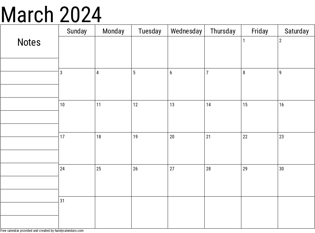 February Calendar 2024 Printable