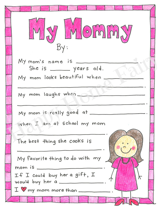 Free Mothers Day Activity Sheets Mothersdaytoday