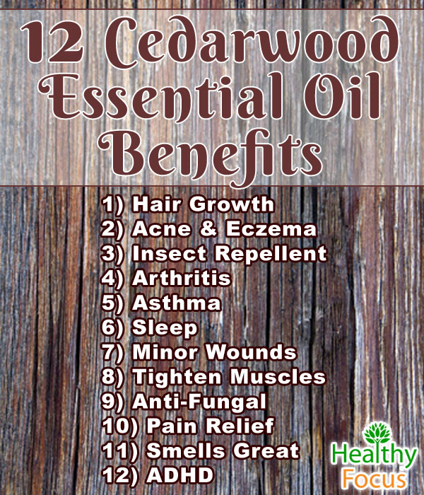 13 Science Backed Cedarwood Essential Oil Uses Healthy Focus