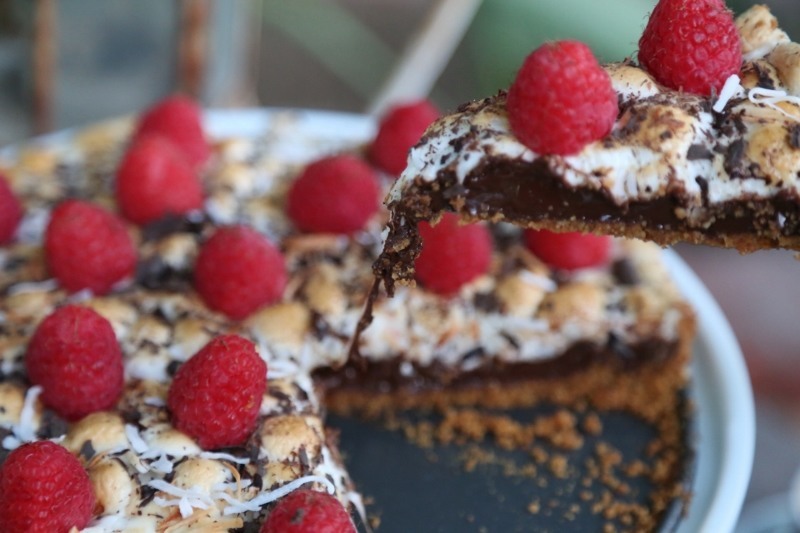 Raspberry Smores Cake Recipe Easy Tart Recipe