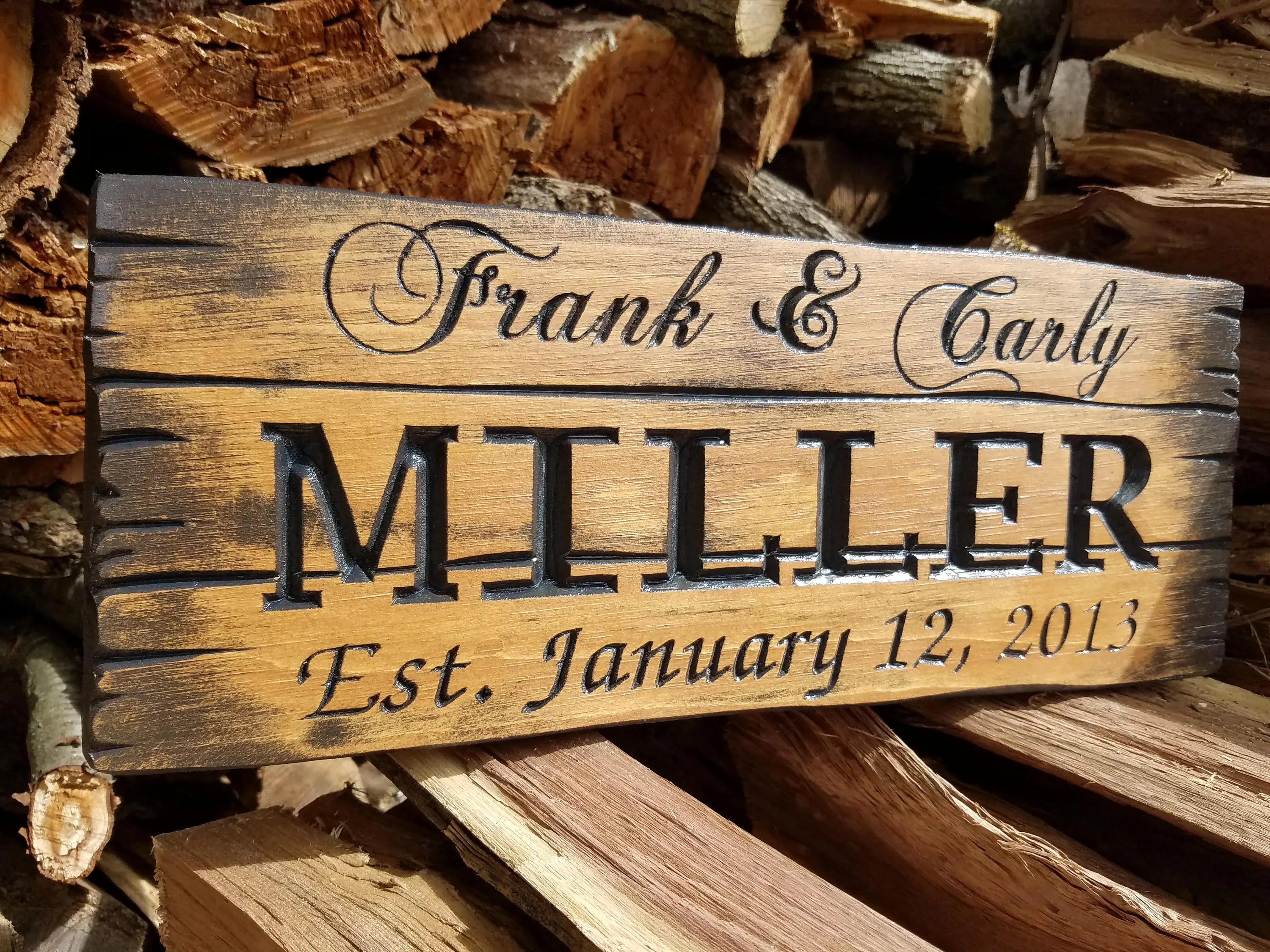 10 Custom Rustic Wood Signs