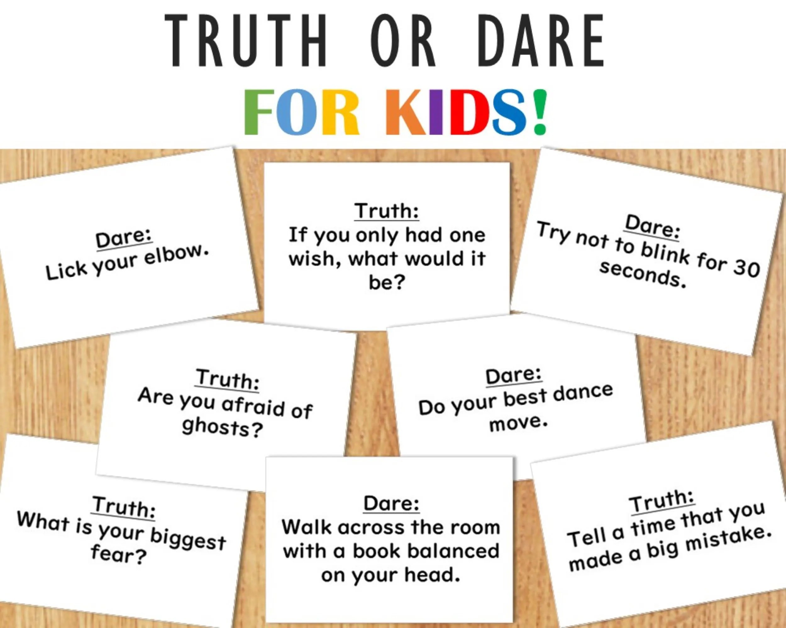 Truth Or Dare Game Online Free Printable Templates Free
