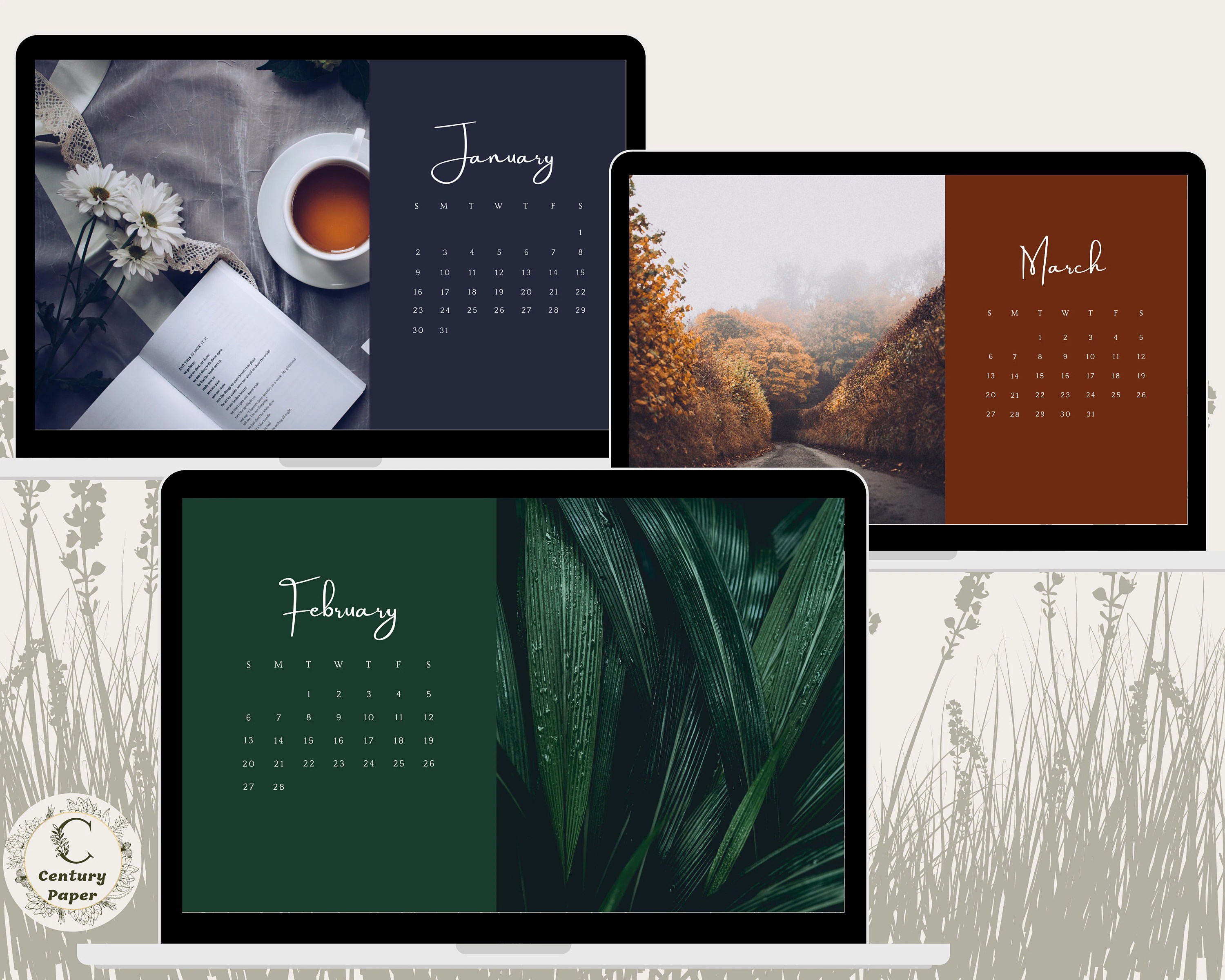 2022 Desktop Calendar Wallpaper Yearly Word Calendarlabs Exactwall