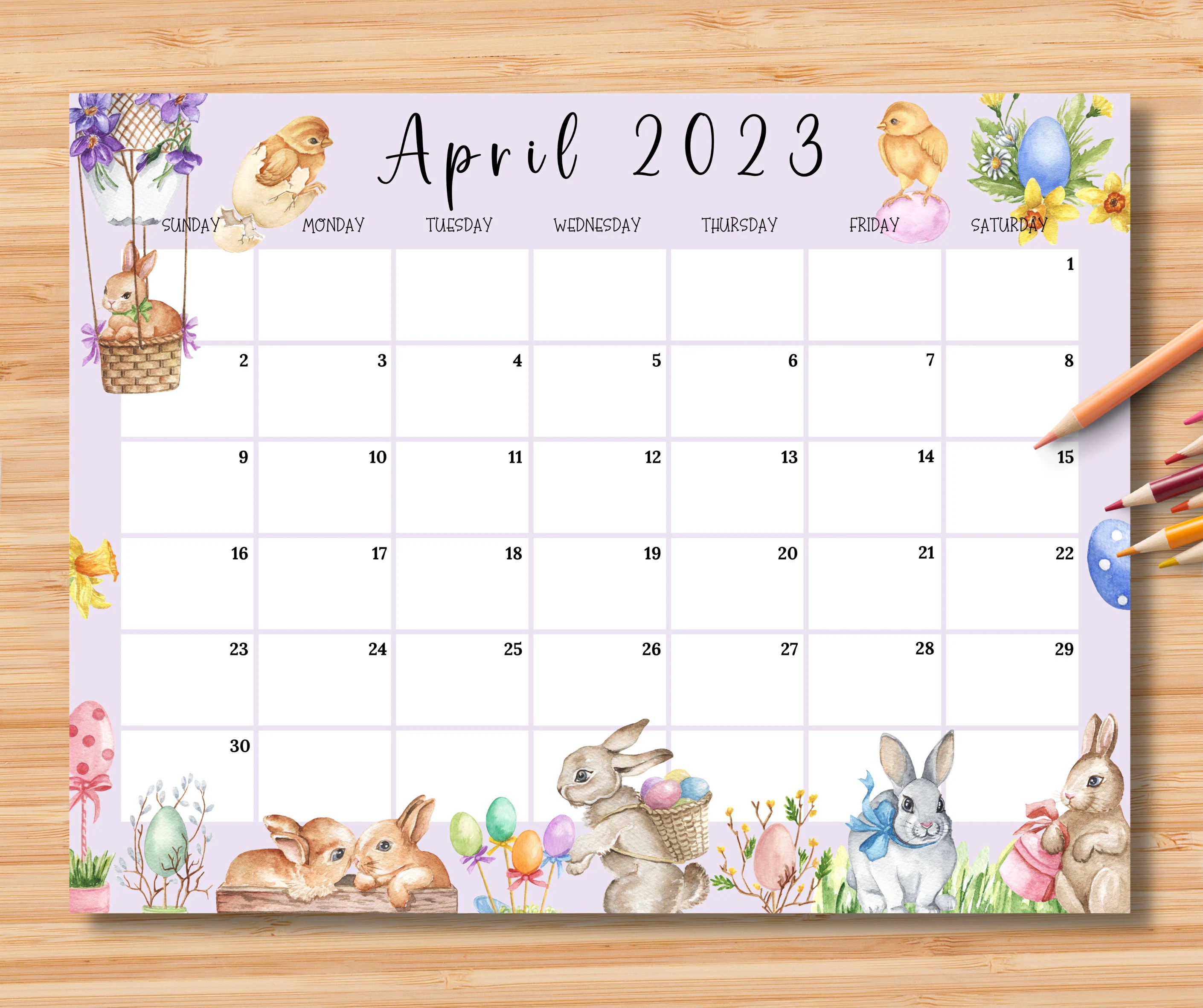 2024 Easter Date Calendar Calendar Printables