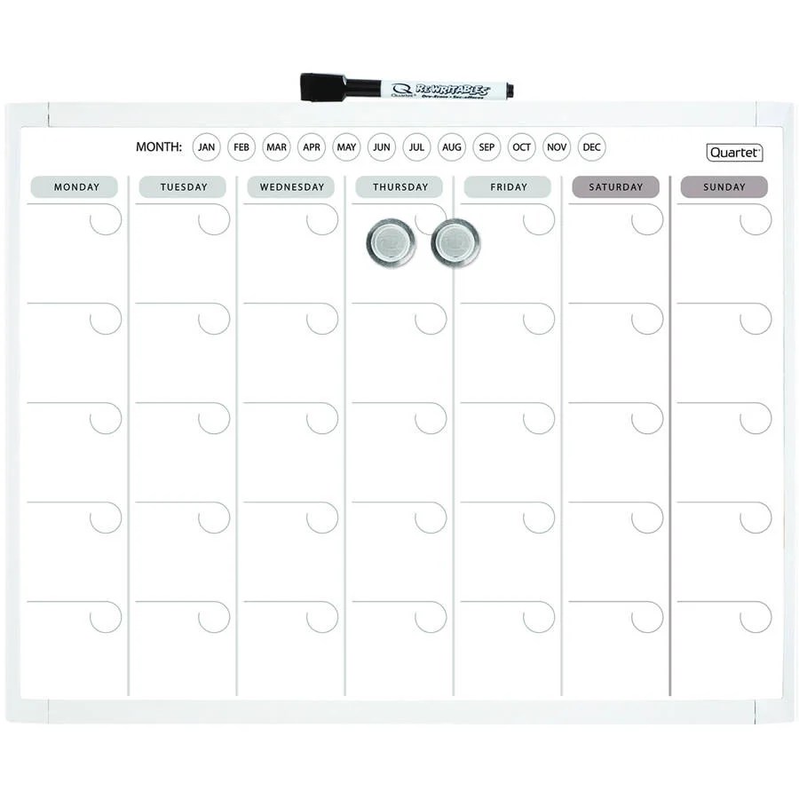 Quartet Dry Erase Calendar Printable Word Searches