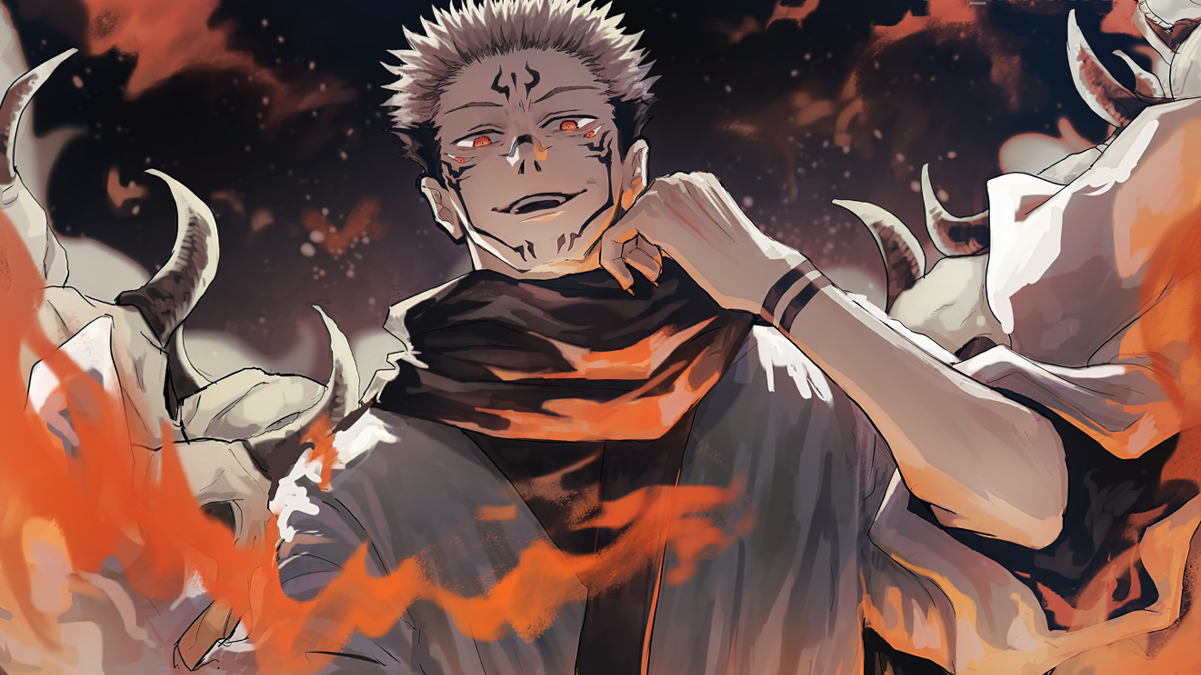 Sukuna Jujutsu Kaisen Wallpaper Anime Characters