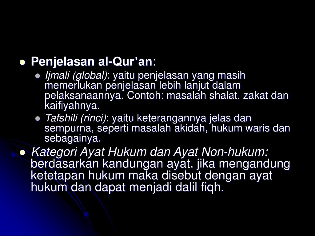 Al Quran Berisi 3 Komponen Dasar Hukum Yaitu Hukum 101