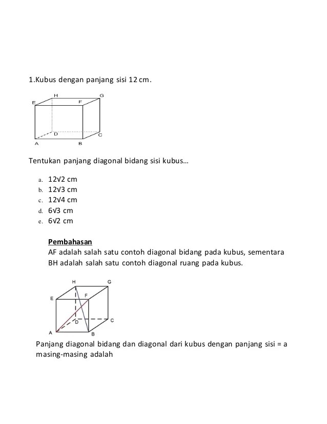 Soal Dan Pembahasan Geometri Dimensi 2 Contoh Terbaru