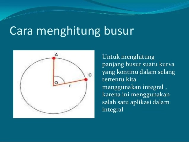 Cara Menghitung Panjang Busur Lingkaran Imagesee