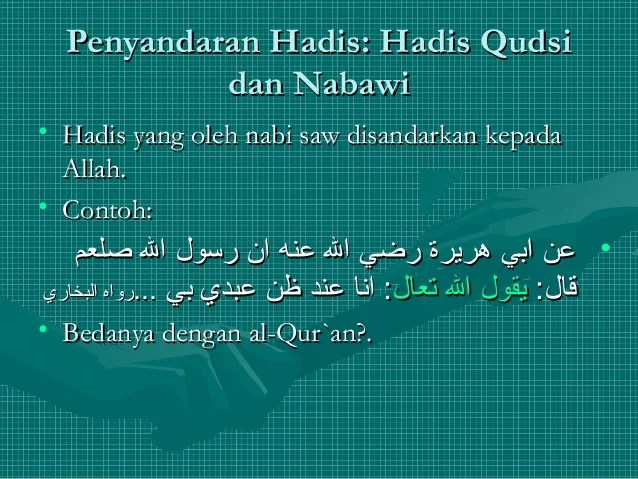 Perbezaan Al Quran Dan Hadis Qudsi Ahmad Marogi