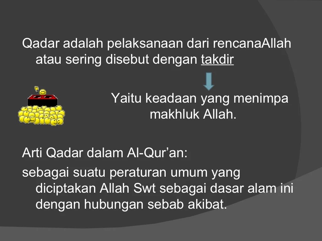 √ Ciri Ciri Orang Yang Beriman Kepada Qada Dan Qadar Wanjay