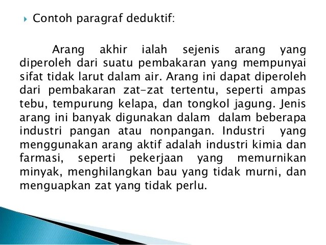 Contoh Paragraf Deduktif Induktif Dan Campuran Dalam Bahasa Jawa