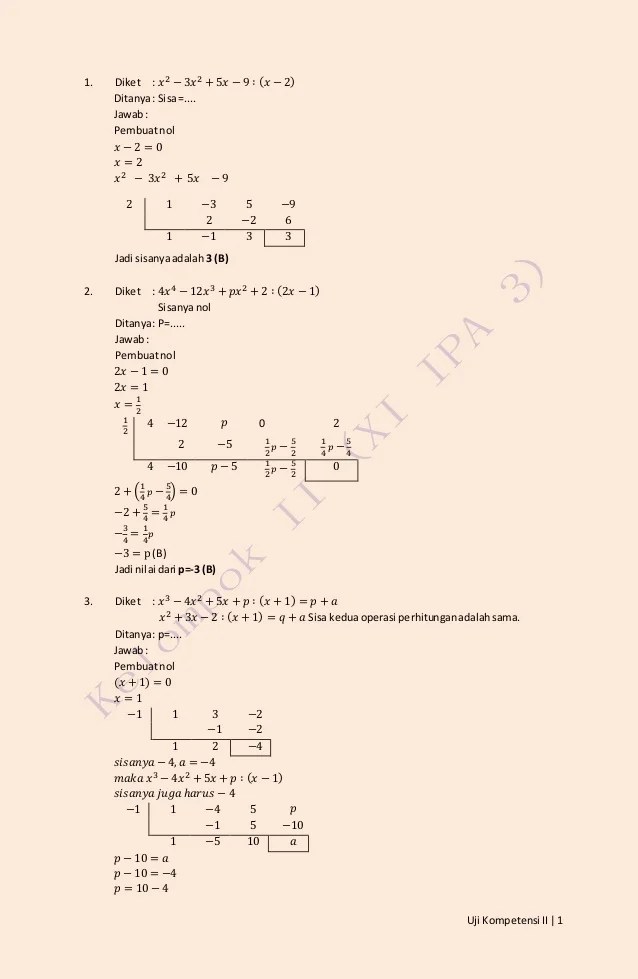 Soal Dan Pembahasan Matematika Wajib Kelas 11 Contoh Terbaru