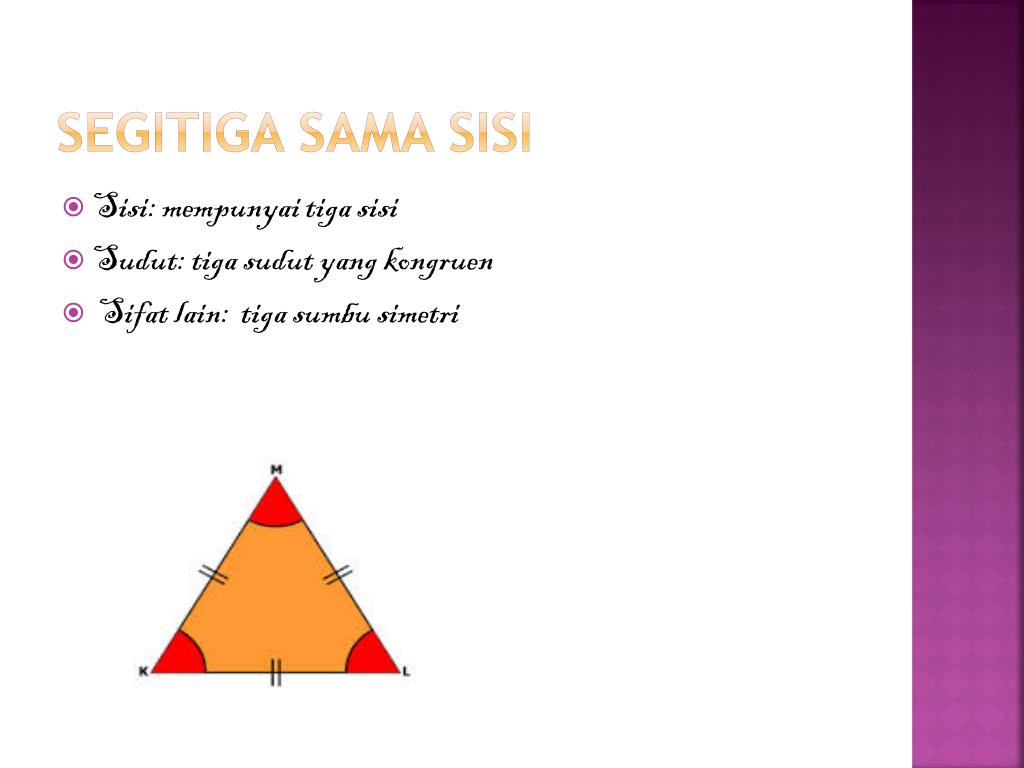 Sumbu Simetri Segitiga Sama Sisi Studyhelp