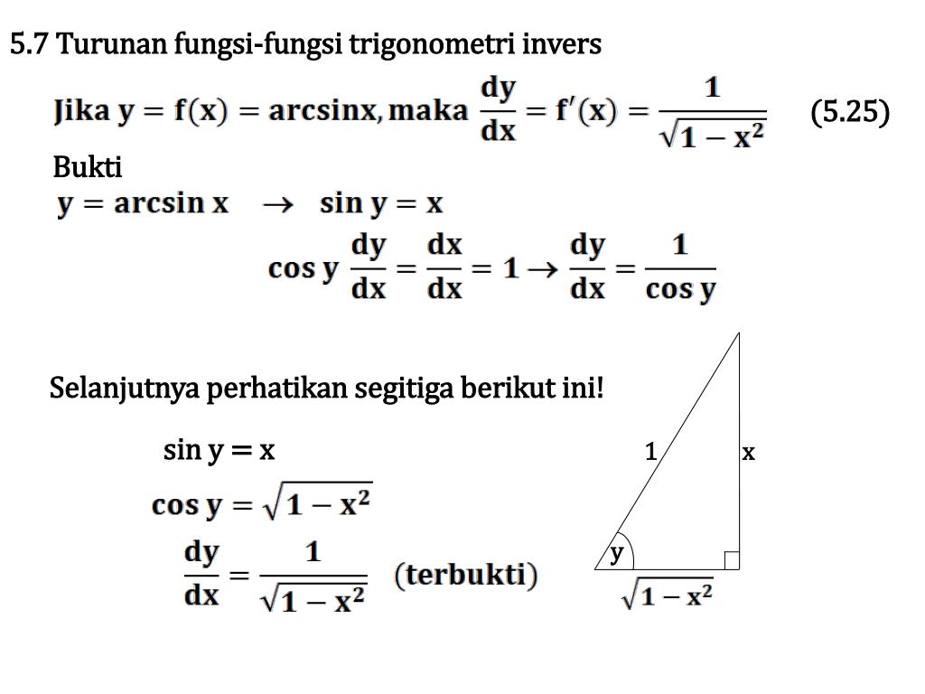 An Overview Of Contoh Soal Turunan Fungsi Trigonometri