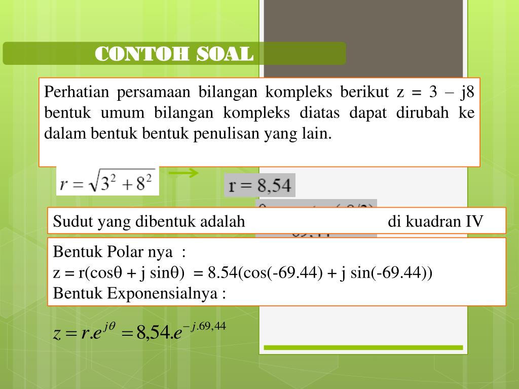 Contoh Soal Dan Jawaban Bilangan Kompleks 2021 Riset