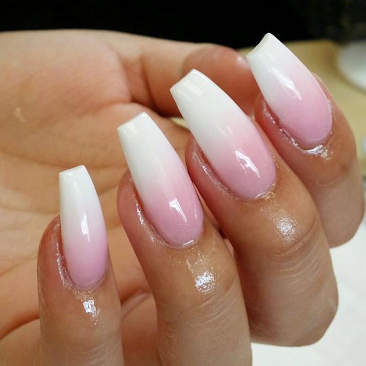 Be Creative With White And Pink Nail Designs The Fshn