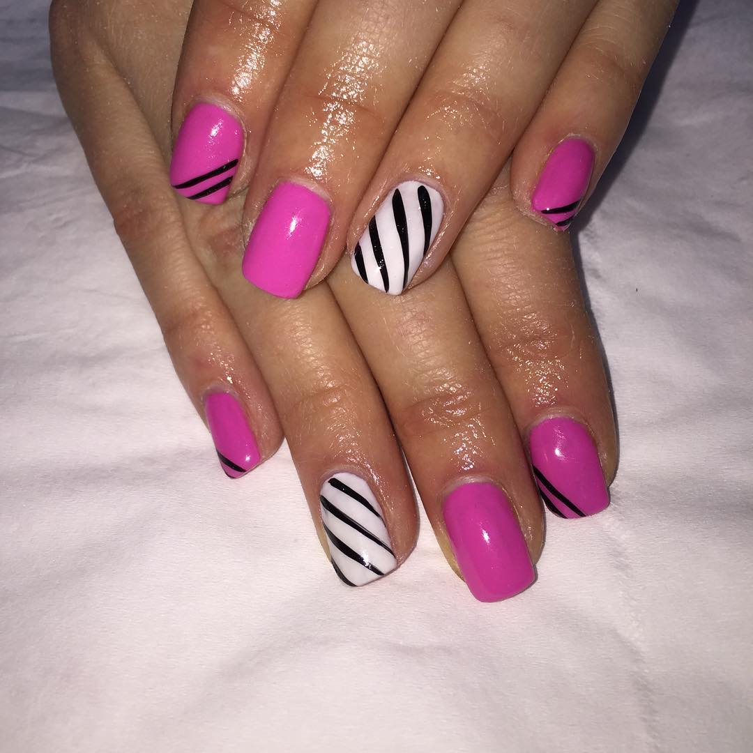 Gorgeous White Nails With Pink Designs For 2023 The Fshn